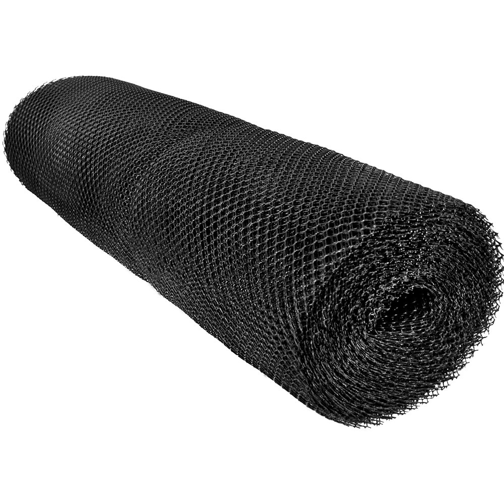Tela Plástica Preta Viveiro Altura 1,00m Malha 1/2’’ Rolo com 50m Leve ...