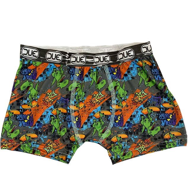 Cueca Box Infantil Juveníl Cinza - 8