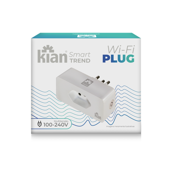Tomada Inteligente 10A Kian Compatível Alexa Google
