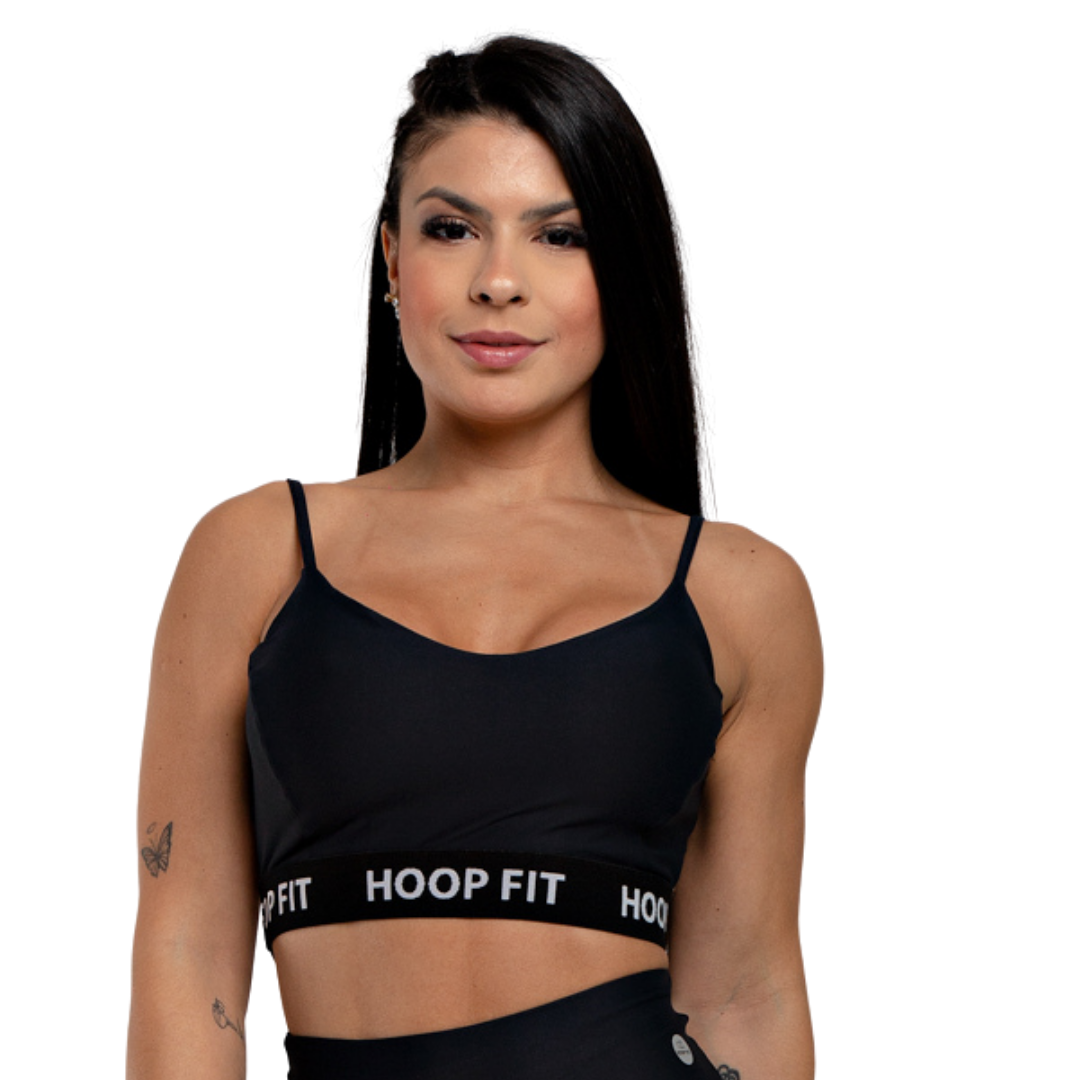 Top Fiona Black - Hoop Fit