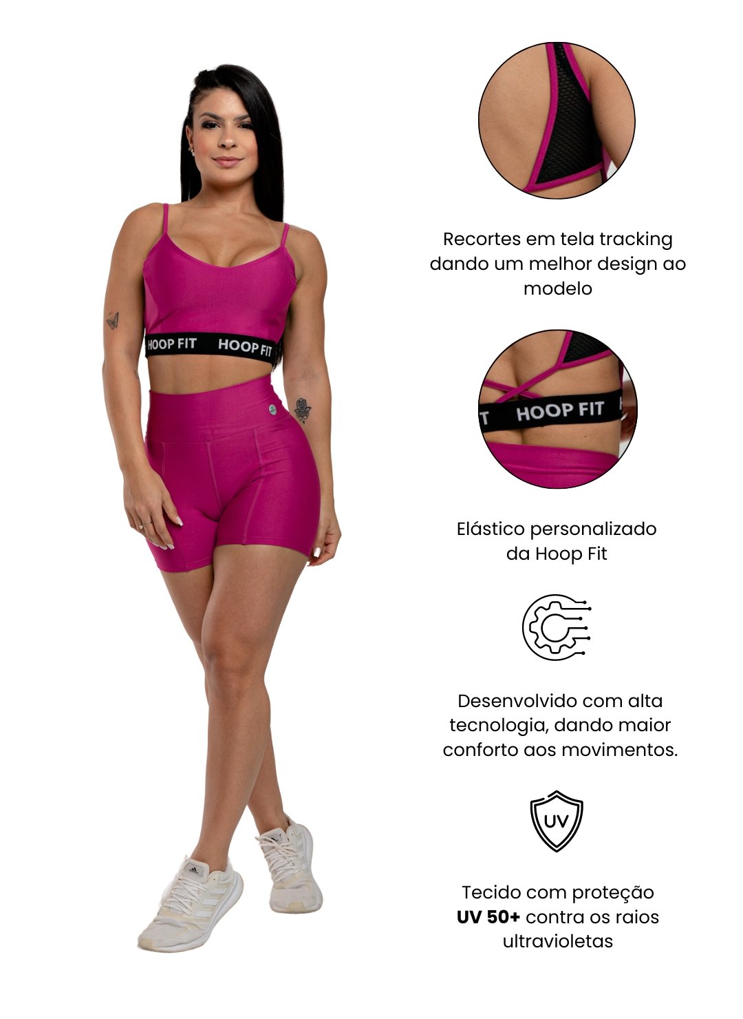 Top Fiona Purple - Hoop Fit