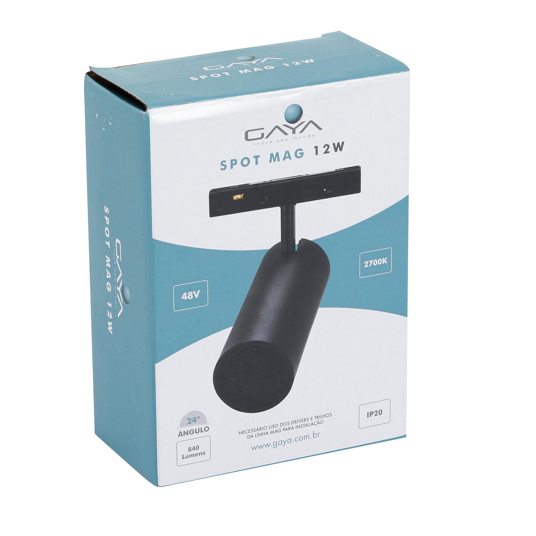 Spot Mag 12w 48v - 24º - 2700k 840 Lúmens