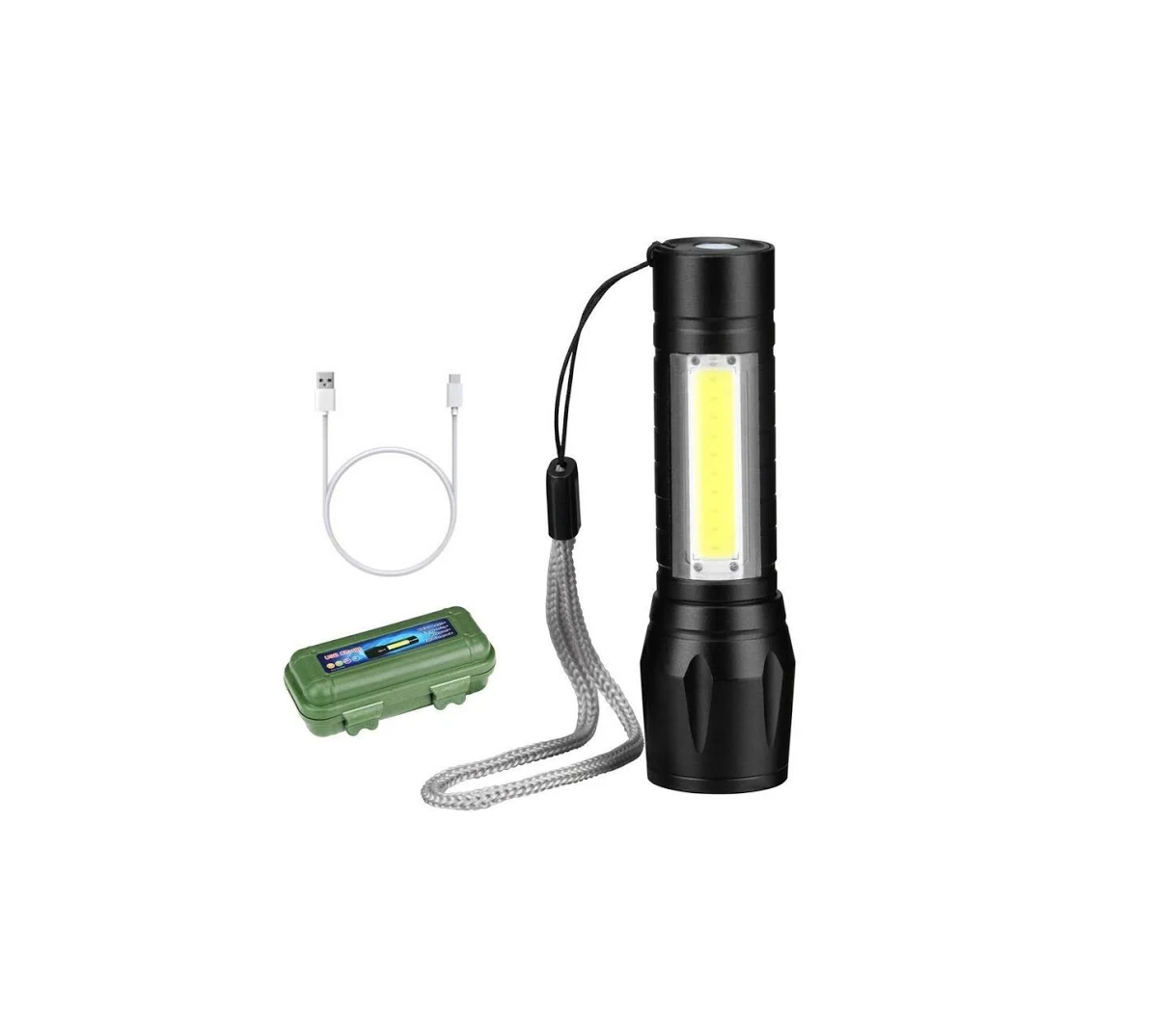 Lanterna de Led USB Recarregável