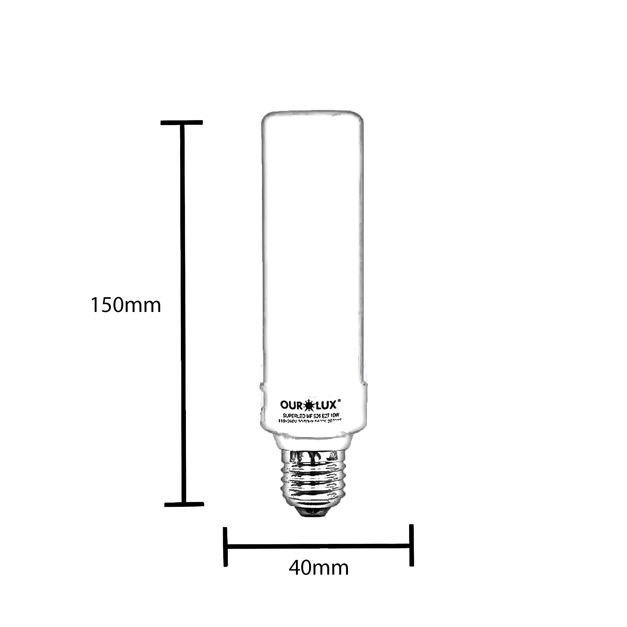 Lâmpada SuperLed PL 9W 6500K