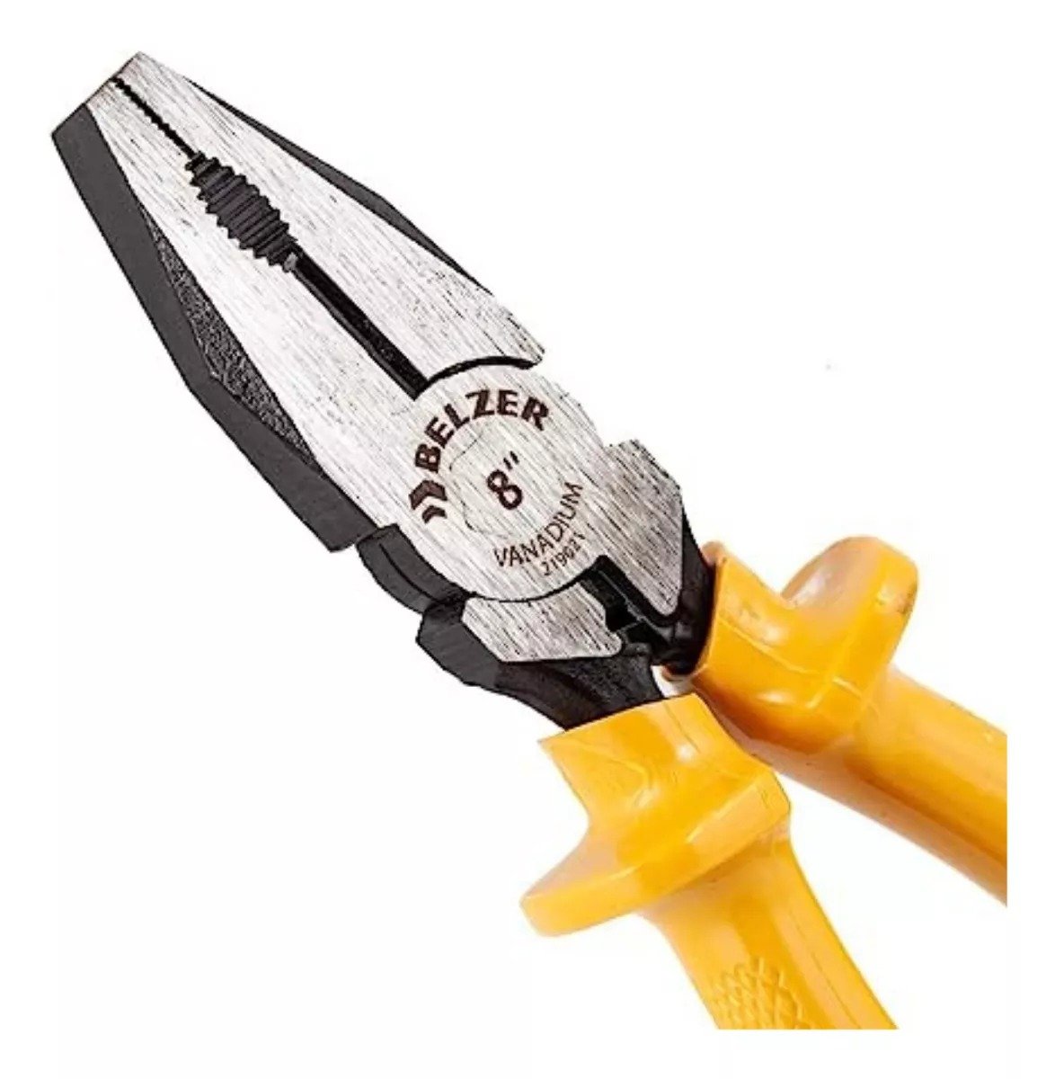 Alicate Universal Belzer Eletricista Isolamento Cabo Amarelo 8 Polegadas