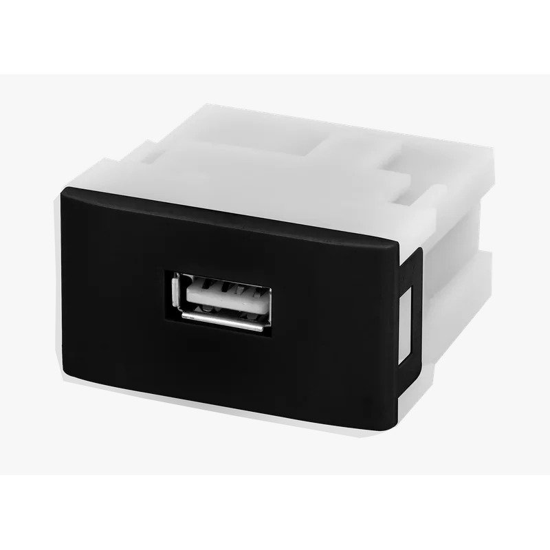 Módulo Tomada USB 1,5A Pezzi Linha 50.000 Preto Bivolt | Conectividade ...