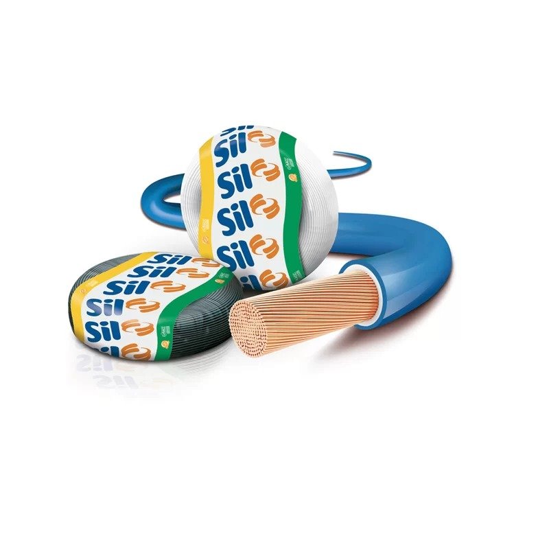 Fio Cabo Flexivel 2,5mm 750v 100 Metros Elétrico Sil Amarelo