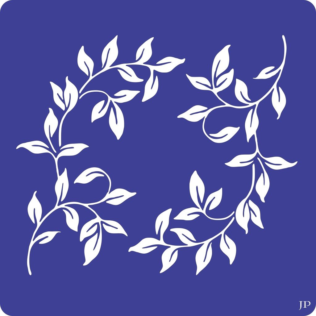 Stencil Folhas 16