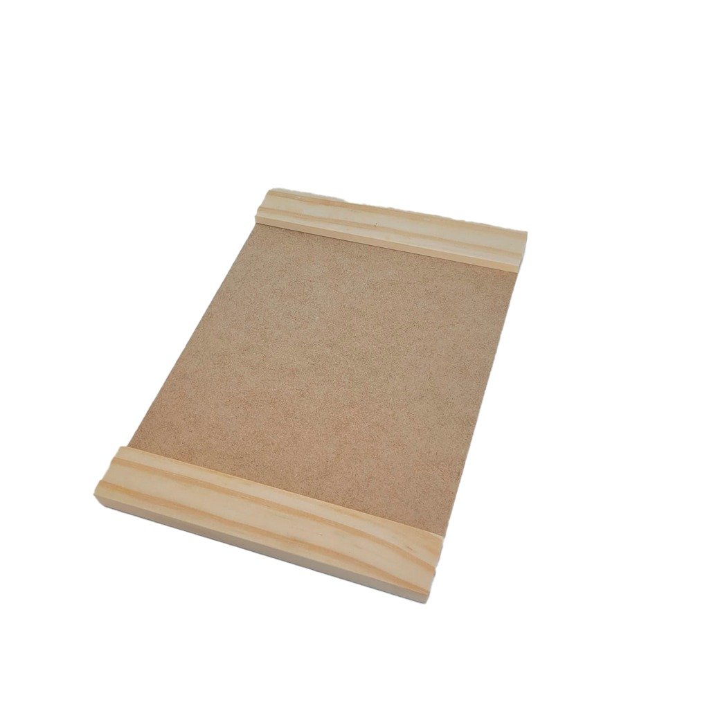Placa MDF 3mm com ripas de pinus