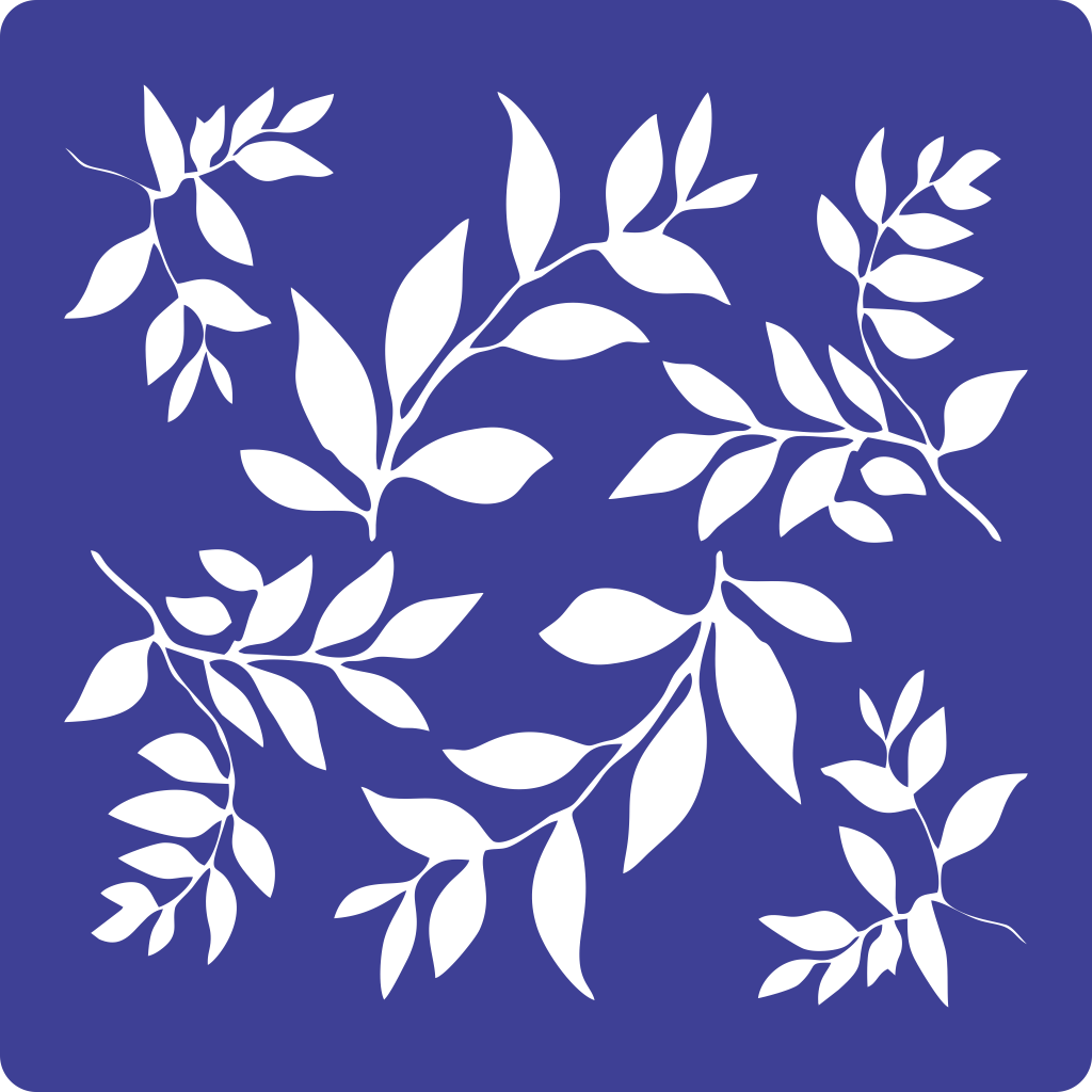 Stencil Folhas 31 Carol