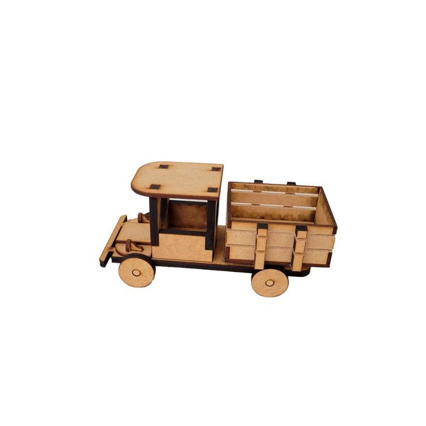 Miniatura caminhão 3d corte a laser em MDF