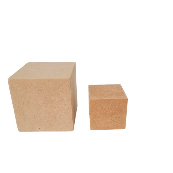 Enfeite cubo em MDF- Jeito Próprio