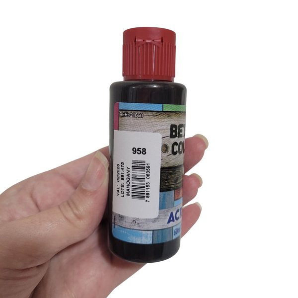 Betume Colors cor MAHOGANY (958) 60ml- Acrilex