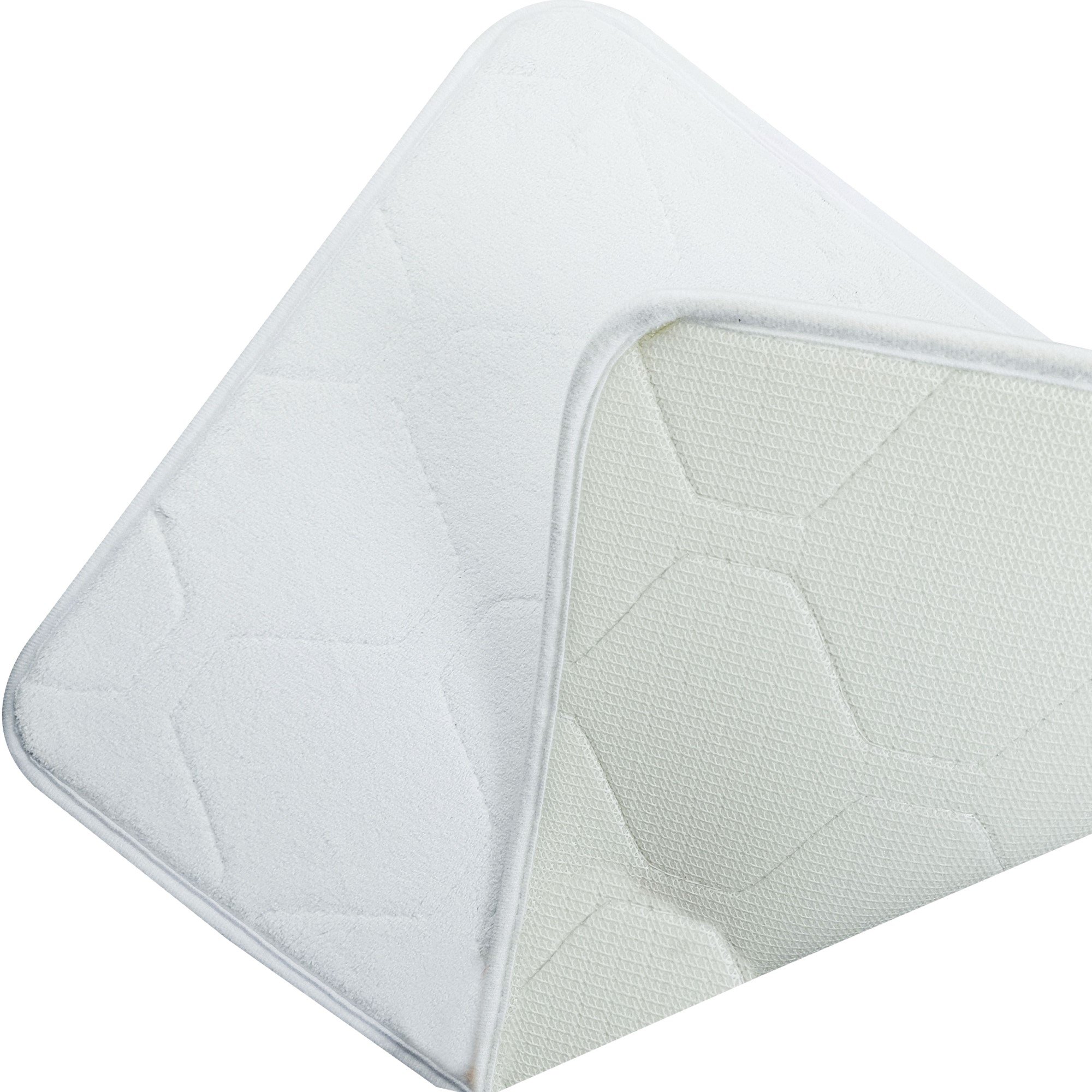 Capacho tapete para Banheiro Quarto lavabo super soft Touch branco - Jetex