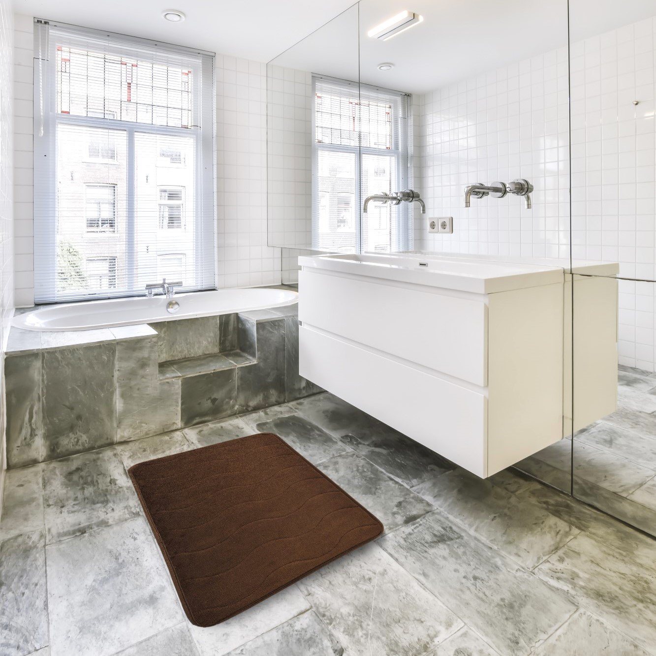 Capacho Macio Para Entrada Banheiro Quarto Touch - Jetex