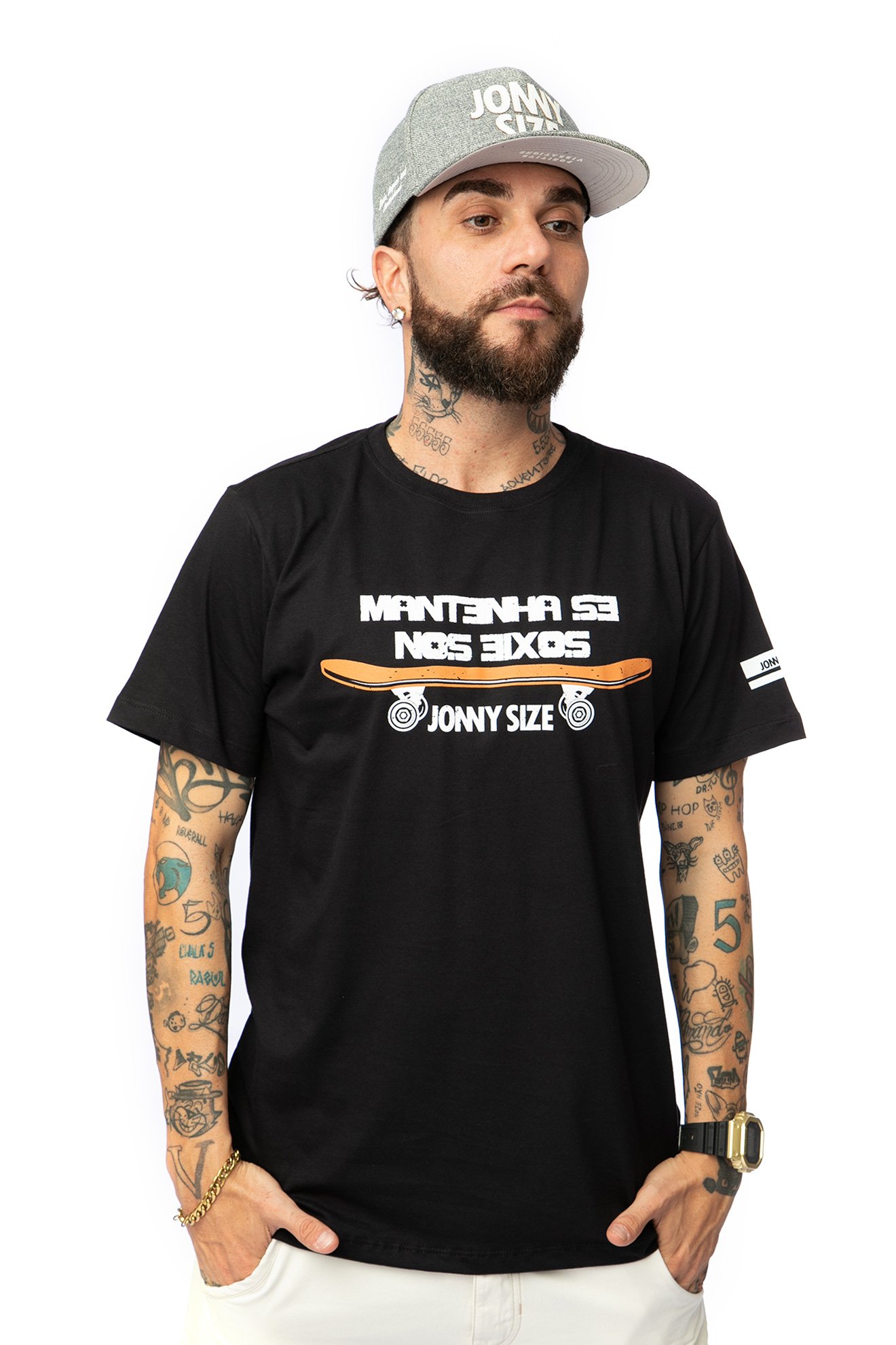 Camiseta JS Mantenha-se Nos Eixos