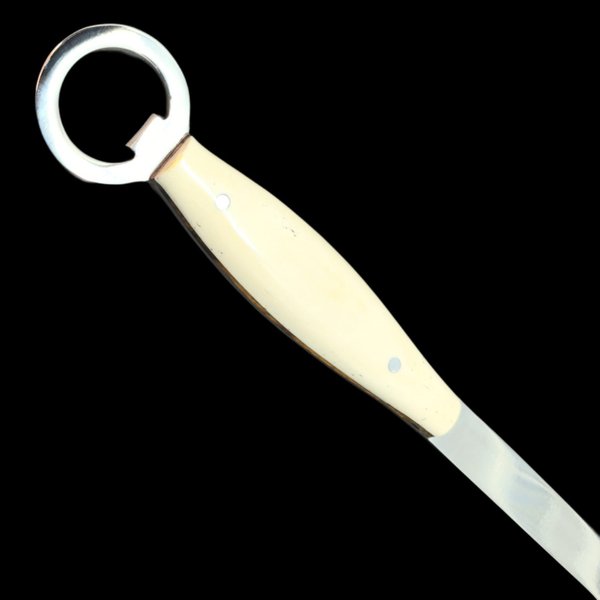 Garfo Trinchante Cabo Osso Aço Cirúrgico (Inox 420c)