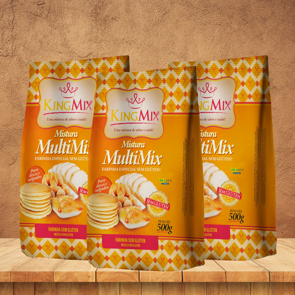 Kit Farinha Multiuso sem Glúten Multimix