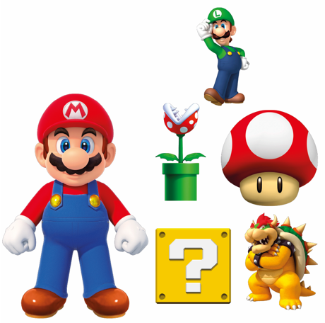 Kit Displays Super Mario