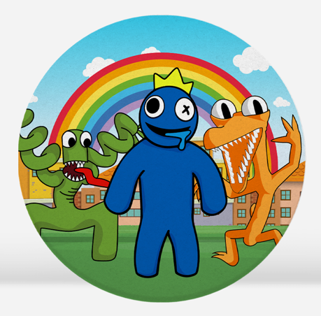 Painel Redondo Rainbow Friends