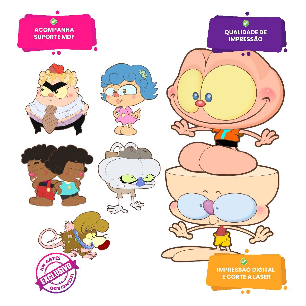 Kit Display Mongo e Drongo Licenciado