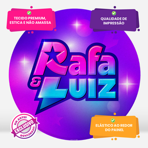 Painel Redondo Rafa e Luiz