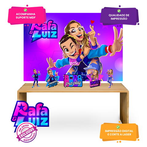 Kit Festa Rafa e Luiz Licenciado