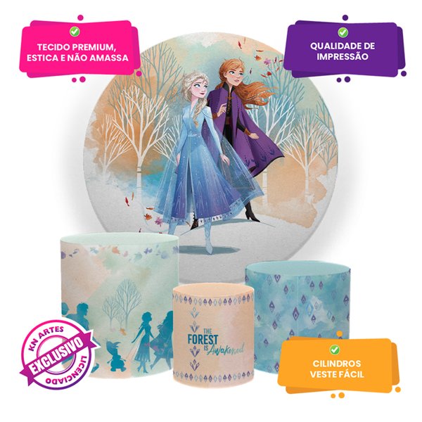 Kit Festa Pegue e Monte Frozen Licenciado