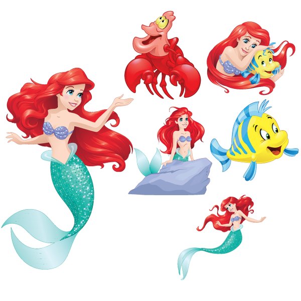 Kit Display Pequena Sereia Ariel Licenciado