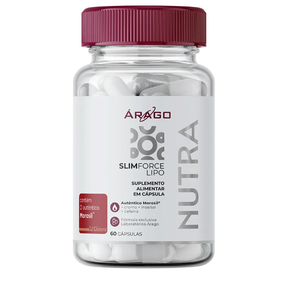 Nutra Slim Force Lipo - Redutor de Medidas - 60 Cápsulas - Árago