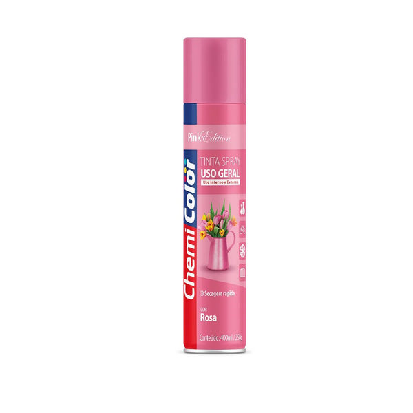 Tinta Spray Rosa 400ml ChemiColor