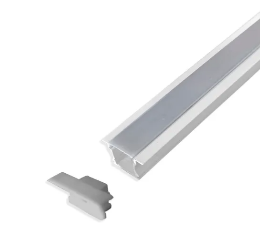 Perfil de LED Embutir Slim 19 x 8,5mm Barra 2M