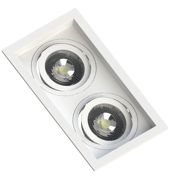 Spot Embutido Duplo 2XPar20 Recuado