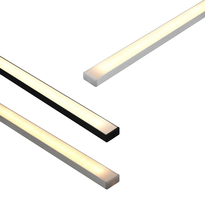 Perfil LED Sobrepor Slim 14,20 X 8,5 Barra 3M