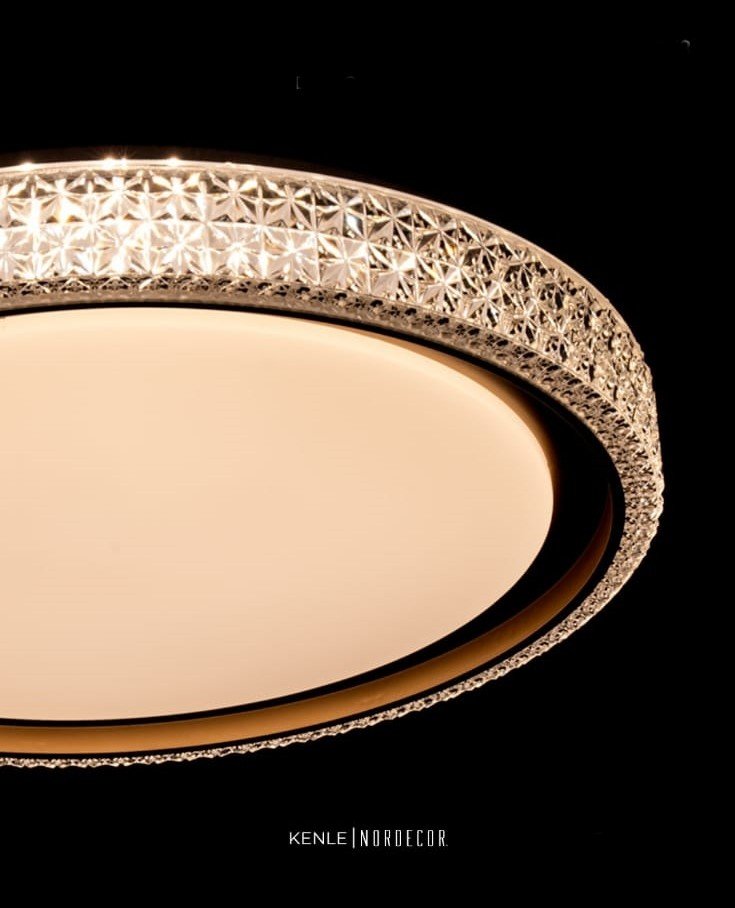 Plafon LED Redondo Kenle 50cm 36w Controle Remoto