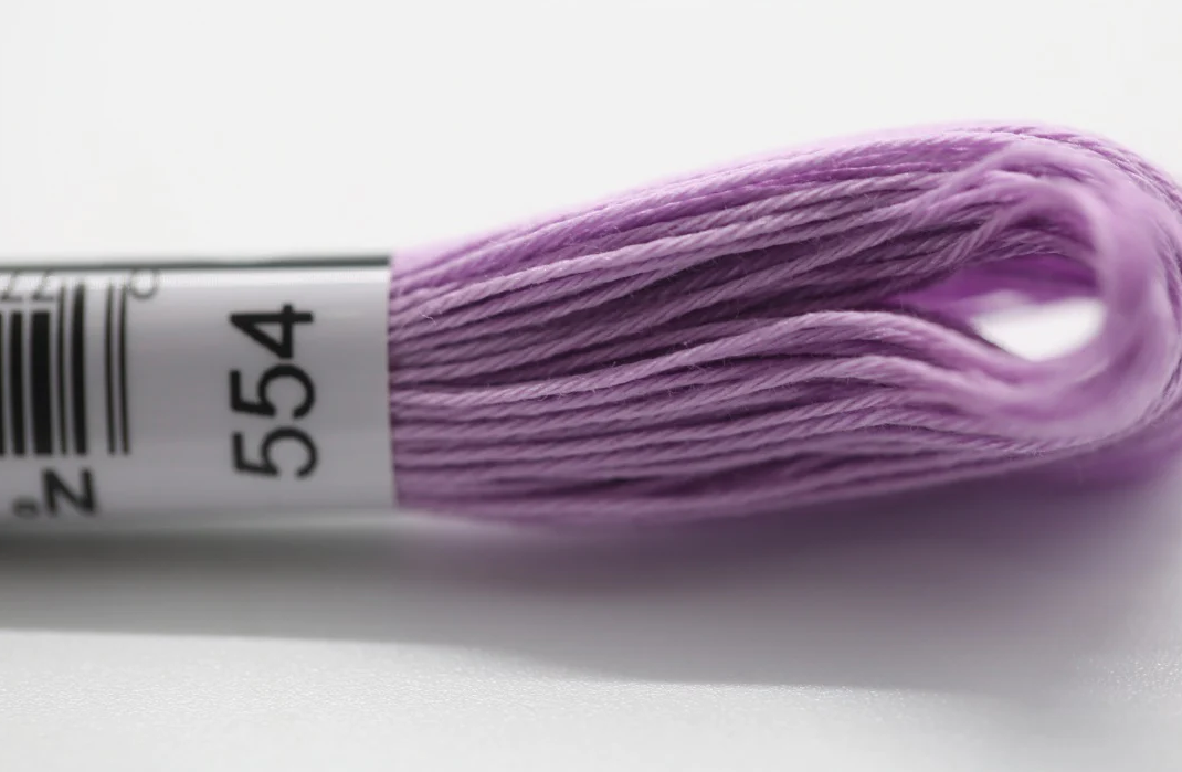 Tons de Bordo e Lilás Broder 25 DMC Broder 25 Lilás 554