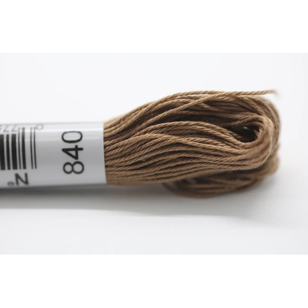 Tons de Bege, Marrom e Preto Broder 25 DMC Broder 25 Marrom 840