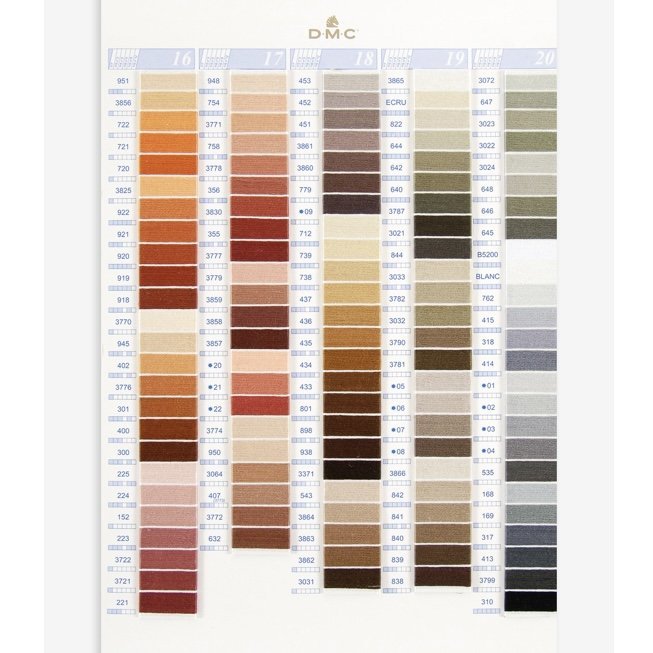 Cartela de Cores DMC