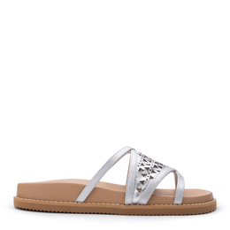 Sandália Couro Elise Lia Line