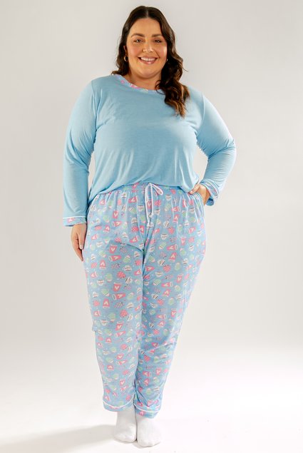 Linha noite - Pijamas Plus Size - Libertari