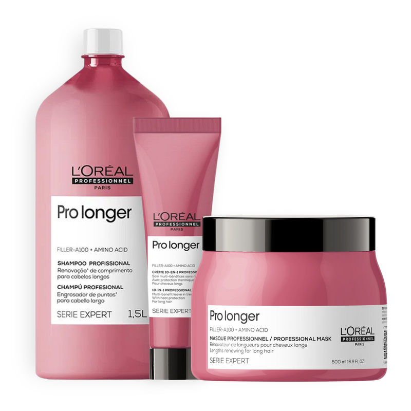 Kit Loreal Pro Longer Grande + Leave-in 150ml | Só na Linda