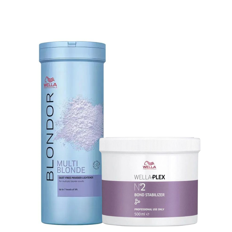 Kit Blondor Multi 400g + Blondor Plex Masc Step 2 |ByLinda