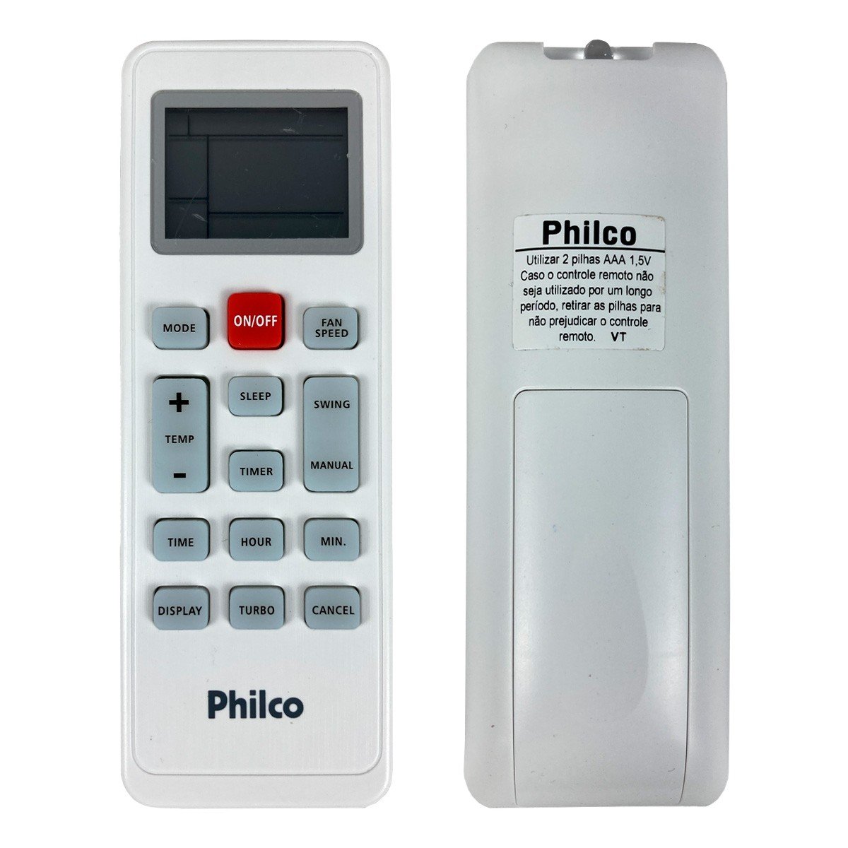 Controle Remoto Ar Condicionado Philco Original Único