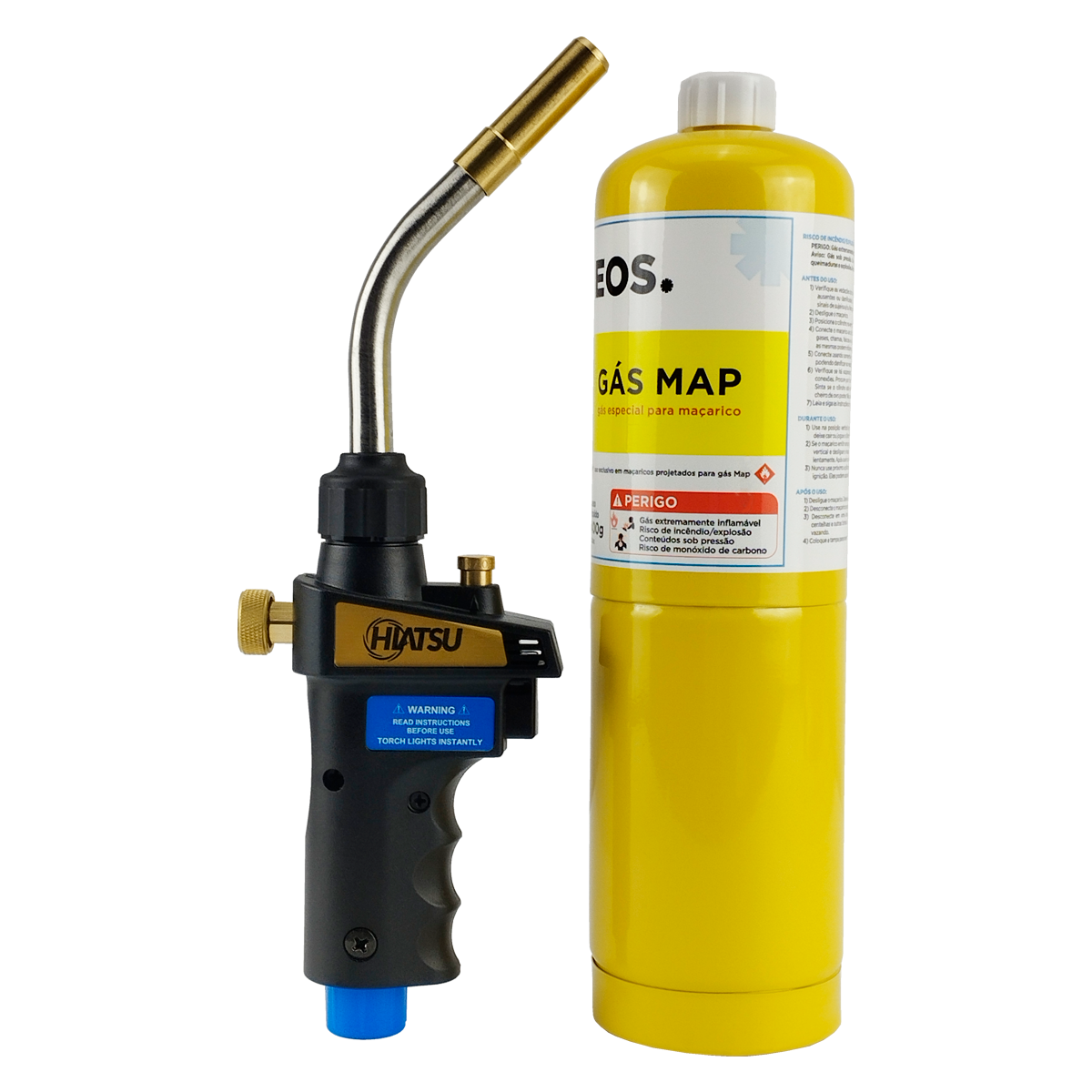Kit Maçarico + Gás Mapp