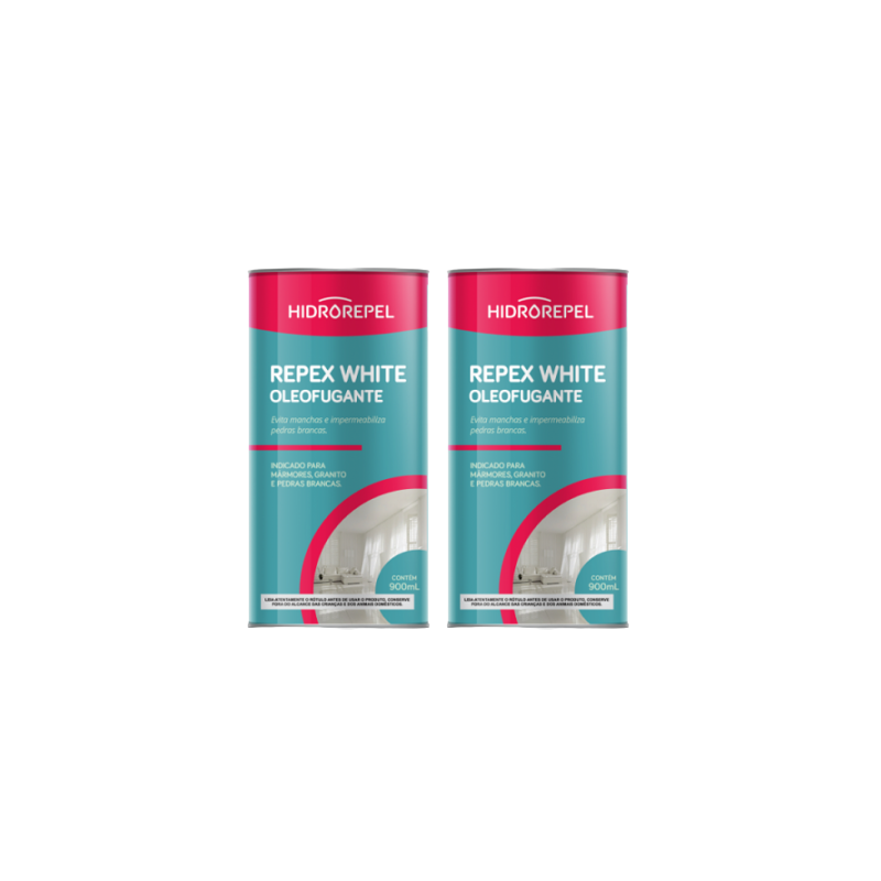 Kit - 2 Repex White 900ml