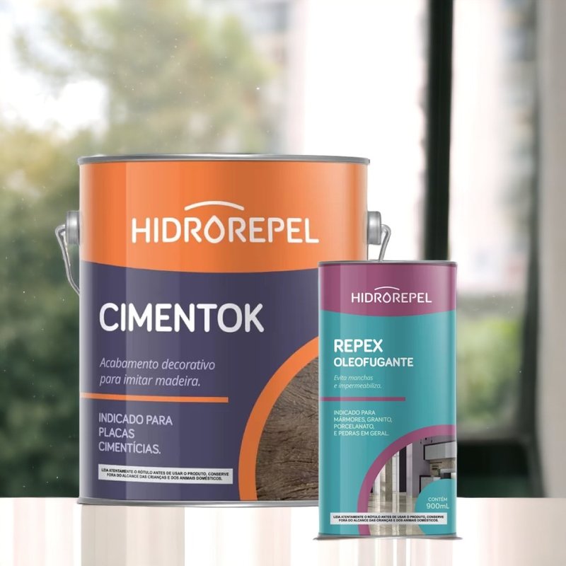 Kit Cimentok 3,6L + Repex Oleofugante 900ml