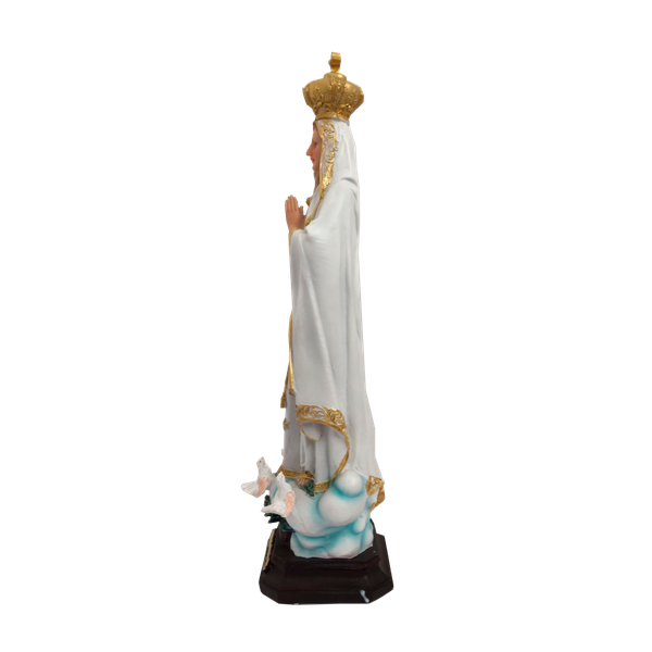 Imagem Sacra Em Resina De Nossa Senhora De Fátima