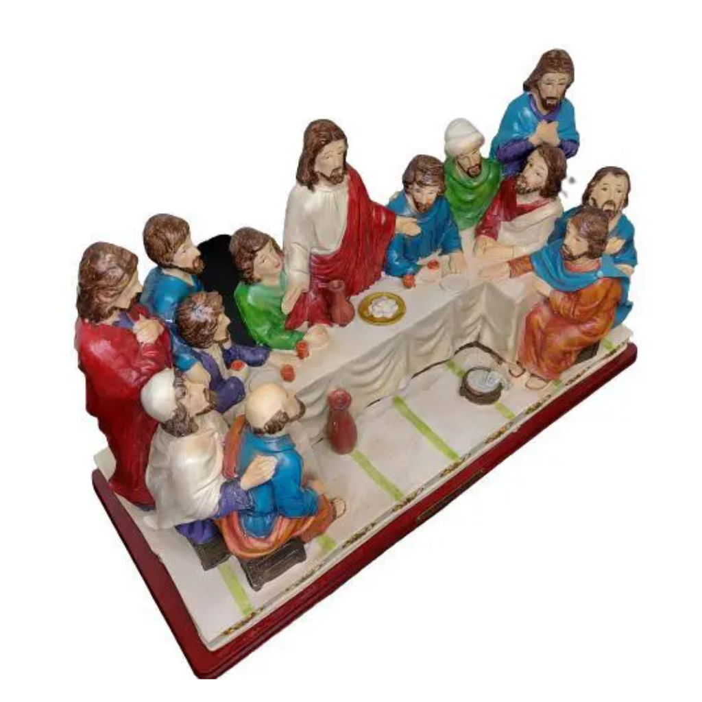 Imagem Sacra Em Resina Da Santa Ceia