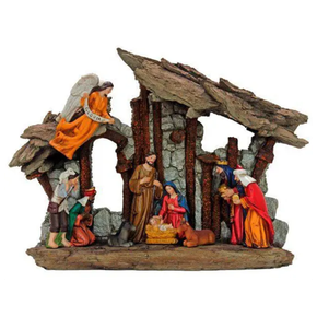 Presépio De Resina Do Natal De Nosso Senhor Jesus