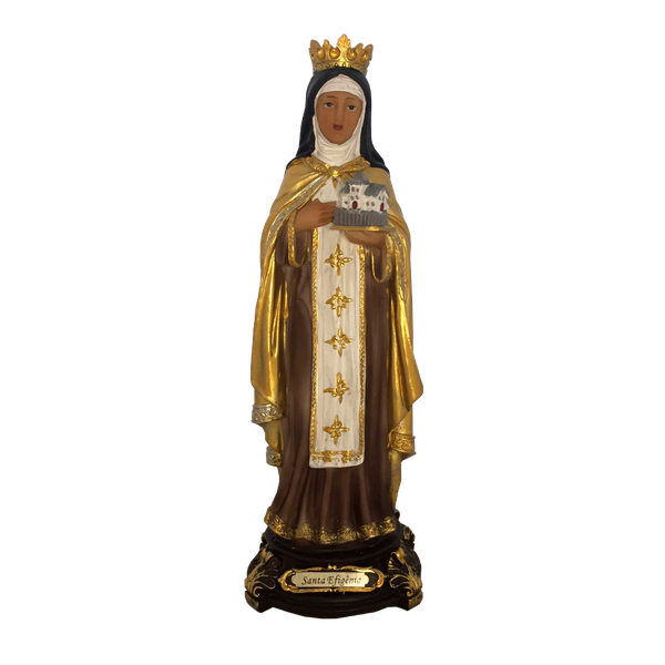 Imagem Sacra Em Resina De Santa Efigenia